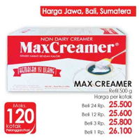 Promo Harga Max Creamer Kopi Krimer Terbaru Minggu Ini | Hemat.id