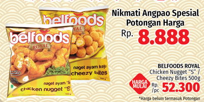 Promo Harga Belfoods Royal Nugget Terbaru Minggu Ini | Hemat.id
