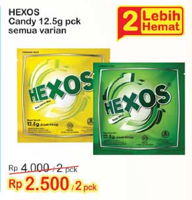 Promo Harga Hexos Permen Terbaru Minggu Ini | Hemat.id