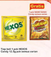 Promo Harga Hexos Permen Terbaru Minggu Ini | Hemat.id