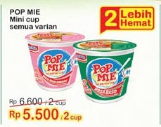 Promo Harga Pop Mie Mini Terbaru Minggu Ini - Katalog Indomaret | Hemat.id