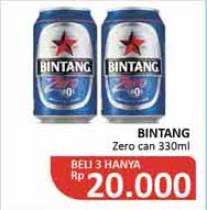Promo Harga Bintang Zero Minuman Karbonasi Soda Terbaru Minggu Ini ...
